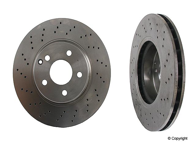 Zimmermann 2304210412 Disc Brake Rotor - Mercedes | 230421041264 ...