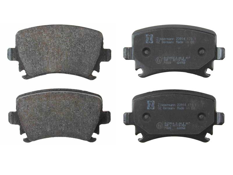 Zimmermann 239141701 Brake Pad Set; Rear - Audi, VW | 1K0698451D ...