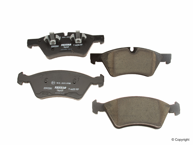 Textar Epad Ceramic 2392281 Brake Pad Set; Front - Mercedes