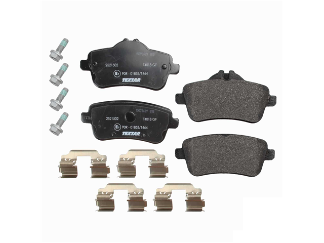 Textar 2521502 Brake Pad Set; Rear - Mercedes