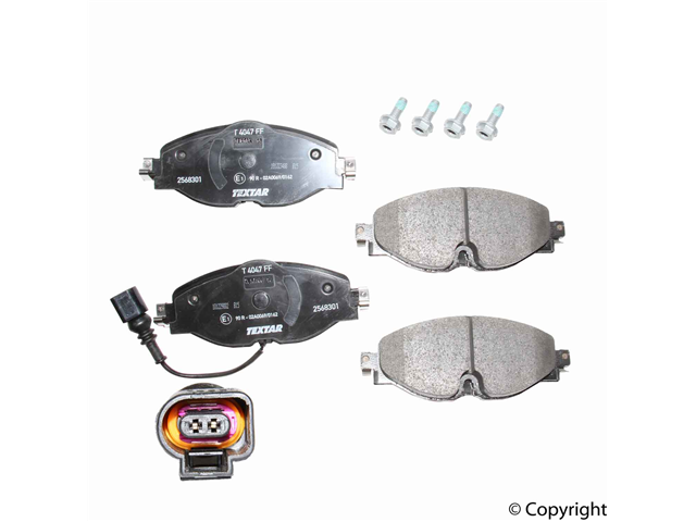 Textar 2568301 Brake Pad Set; Front - Audi, VW | 8S0698151B 8V0698151G