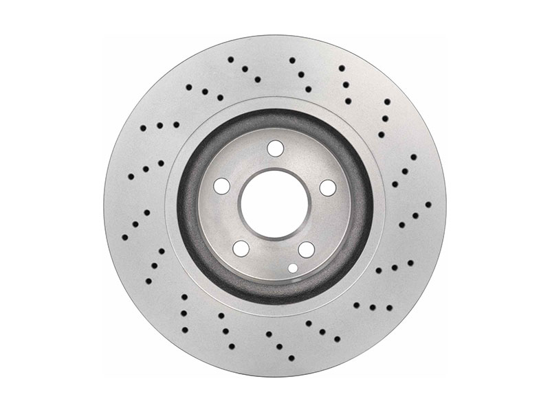 Brembo 25785, 09982511 Disc Brake Rotor; Front; Cross-Drilled ...