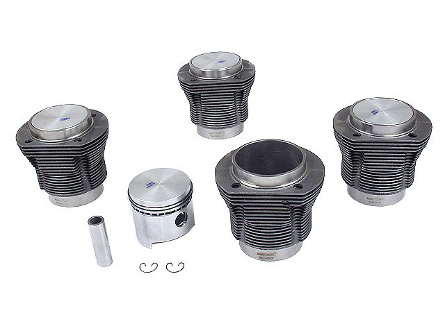 Mahle 311198069F, 8110701412 Piston Set; Set of 4 Standard 85.5mm; Flat ...