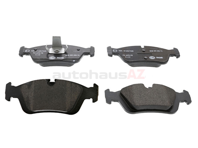 Pagid 34116761244, 355008741 Brake Pad Set; Front; OE Compound - BMW ...