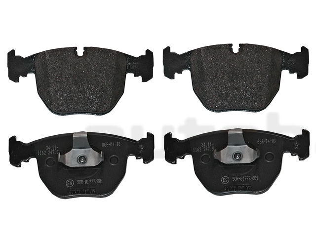 Genuine BMW 34116761252 Brake Pad Set; Front; OE Compound - BMW, Land ...