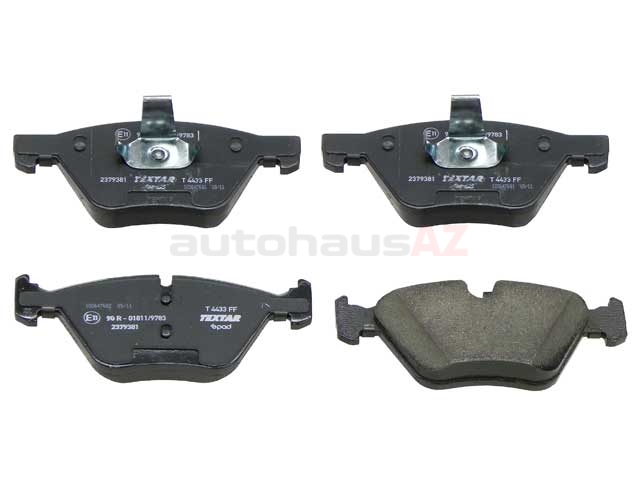 Textar Epad Ceramic 34116763617, 2379381 Brake Pad Set; Front ...