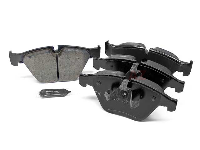 Akebono Euro 34116780711, EUR918A Brake Pad Set; Front; Ceramic - BMW ...