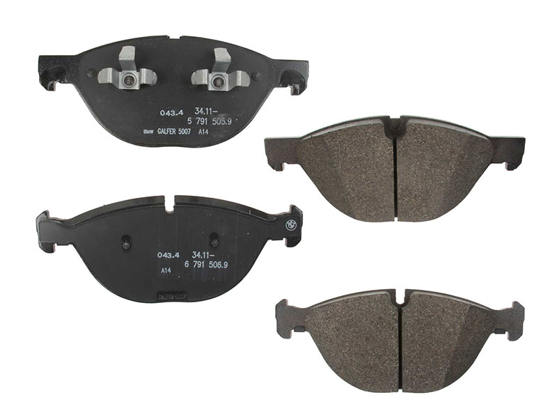 Pagid 34116791514, 355012661 Brake Pad Set; Front; OE Compound - BMW