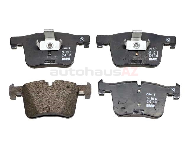 Genuine BMW 34116856193 Brake Pad Set; Front | 34106859182 34114073936 ...