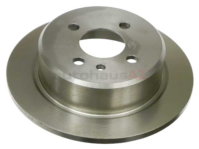 ATE 34211119581, 410150 Disc Brake Rotor; Rear; Solid 258x10mm 4 lug ...