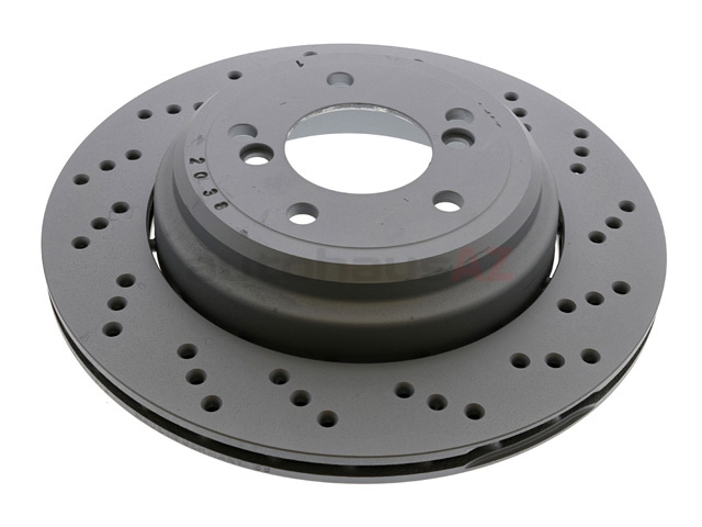 Zimmermann Formula Z 34212282304, 150345470 Disc Brake Rotor; Rear ...