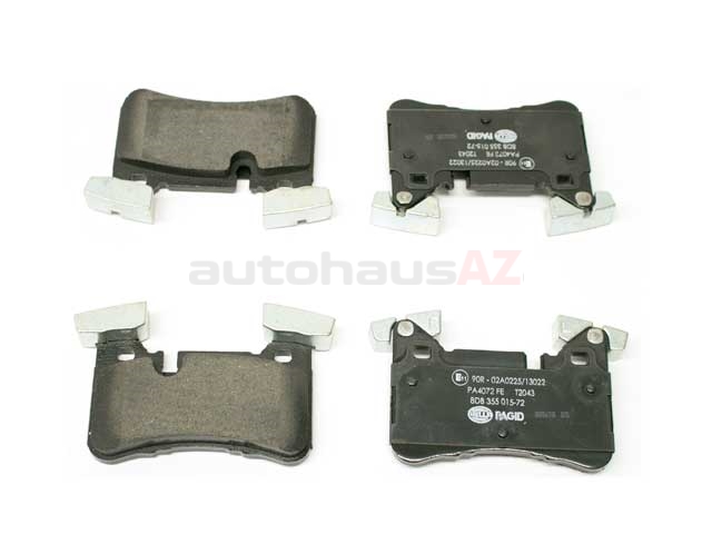 Pagid 355015721 Brake Pad Set; Rear - Mercedes | 0004203400 0054209020 ...