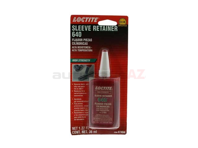 Loctite 37484 Adhesive; Sleeve Retainer 640 - High Temperature; 36 ml ...
