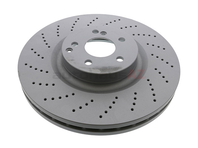 Zimmermann Coat Z 400366020 Disc Brake Rotor; Front Vented, Cross ...