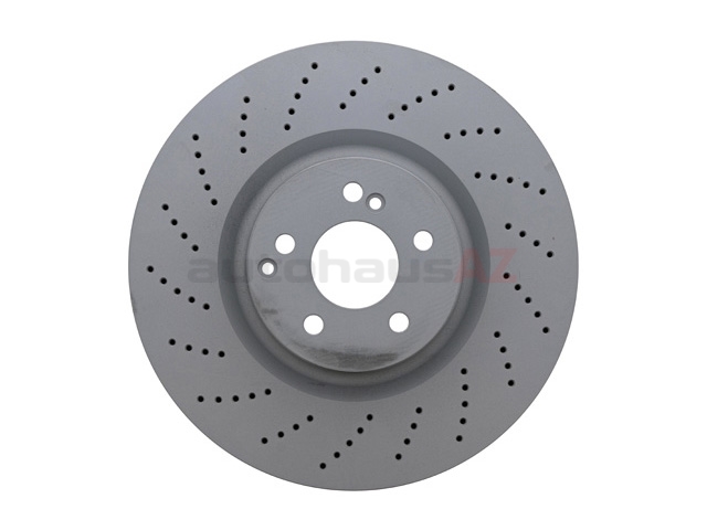 Zimmermann Coat Z 400366020 Disc Brake Rotor; Front Vented, Cross ...