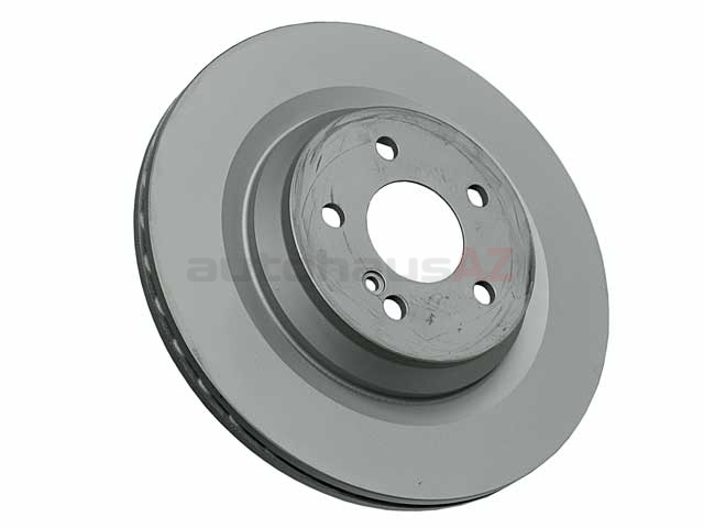Zimmermann Coat Z 400366120 Disc Brake Rotor; Rear; Vented - Mercedes ...