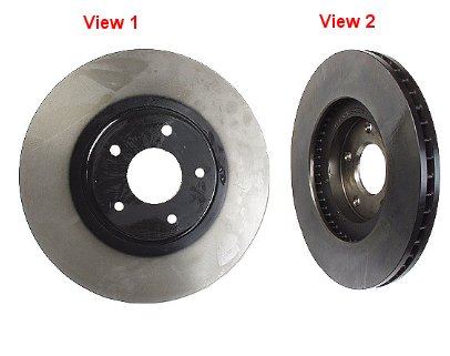 Kiriu 40206CA000 Disc Brake Rotor; Front - Infiniti, Nissan