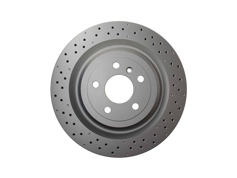Meyle 1664230312 Disc Brake Rotor; Rear, Vented and Cross Drilled ...