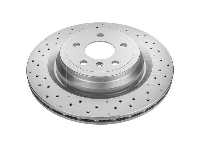 Meyle 1664230412, 0155230010PD Disc Brake Rotor; Rear, Vented and Cross ...