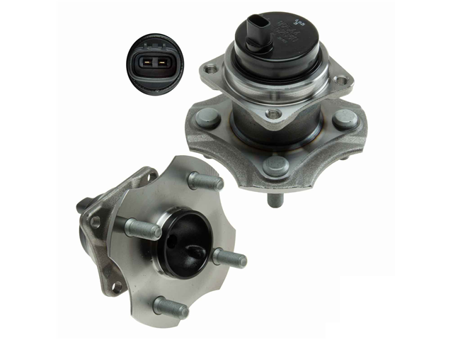 Genuine 4245047020 Axle Bearing and Hub Assembly; Rear - Toyota