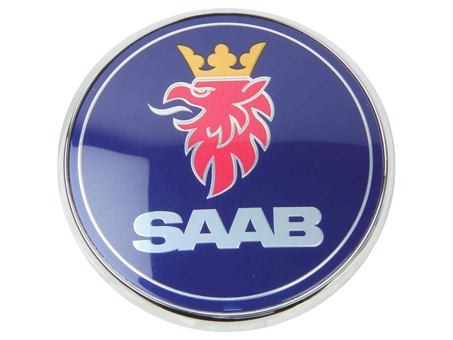 Genuine Saab 4911541 Emblem; Front - Saab