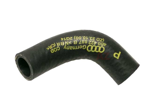 Genuine VW/Audi 4B0422887B Power Steering Hose; Reservoir Pipe to Pump ...