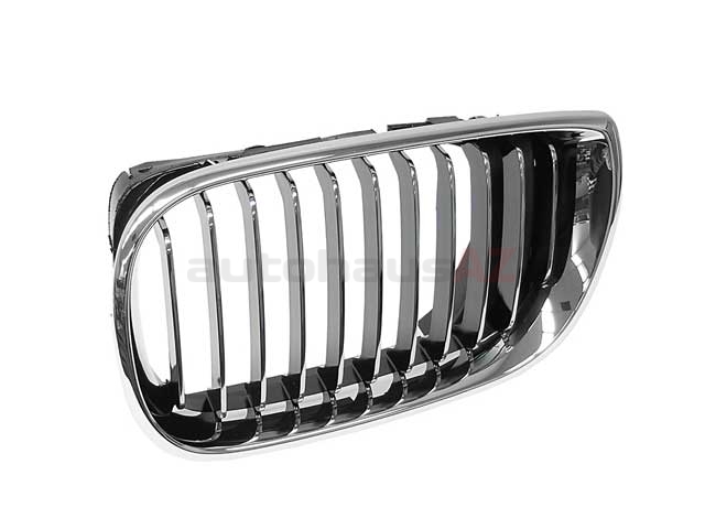 Genuine BMW 51137042961 Grille; Left; Chrome Grille and Trim