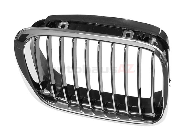 Genuine BMW 51138208490 Grille; Front Right; Chrome w/ Black Chromed ...
