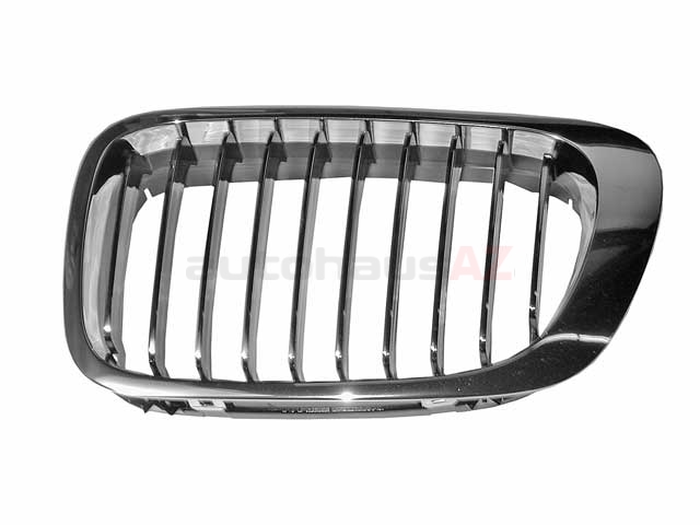 Genuine BMW 51138208685 Grille; Left; Chrome Grille and Trim