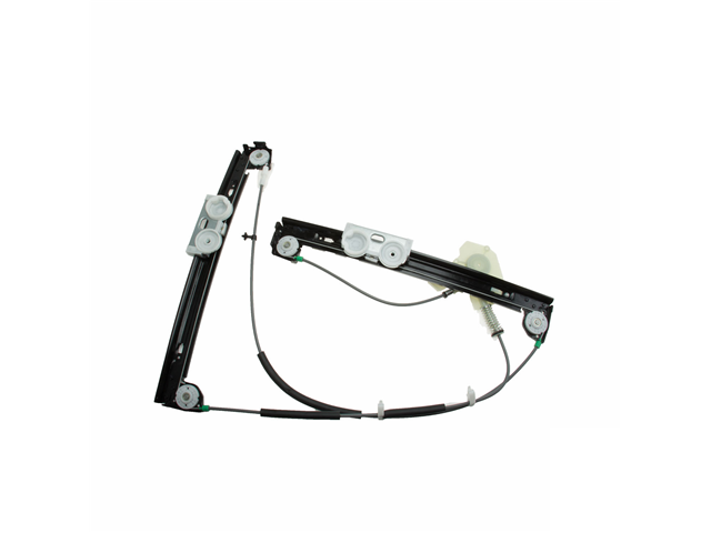URO Parts Premium 51337039451PRM Window Regulator; Front Left without ...