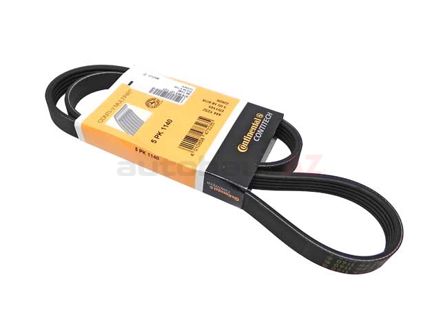 Continental ContiTech 5PK1140, 5K1140 Serpentine Belt; Alternator and ...