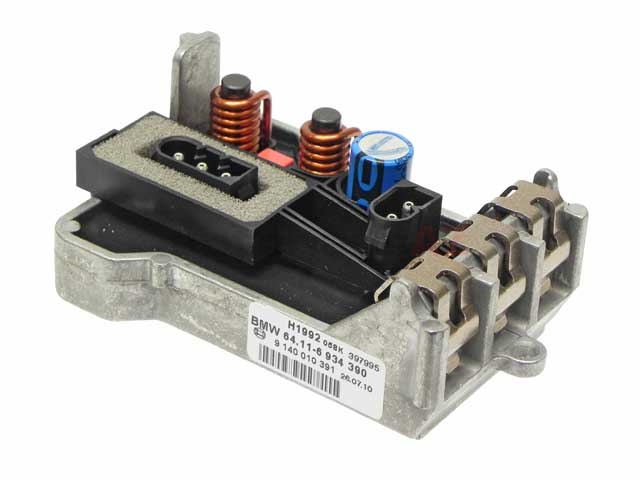 ACM 64116934390, 01554390A Blower Motor Resistor/Regulator; Final Stage ...