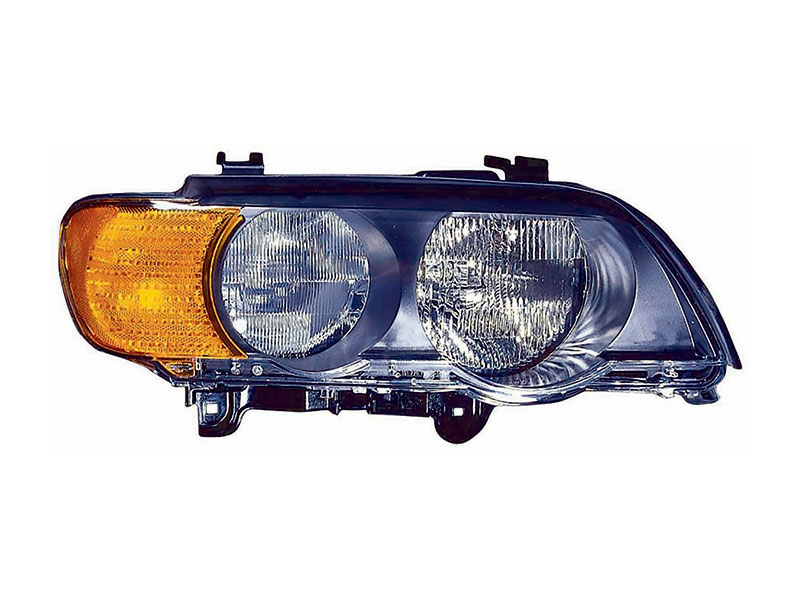 Depo BM2519111, 3441120RAS2Y Headlight Lens Housing; Right - BMW ...