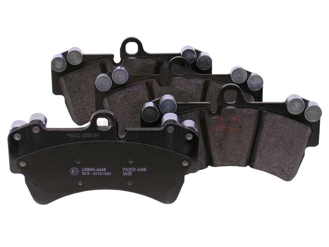 Hella Pagid 7L0698151J, 355018691 Brake Pad Set; Front OE Compound ...