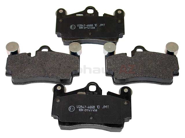 Hella Pagid 7L0698451B, 355018711 Brake Pad Set; Rear; OE Compound ...