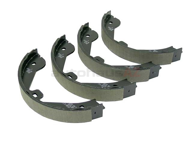 Pagid 7L0698525, 355050601 Parking Brake Shoe Set; Rear SKU: 1440079 ...