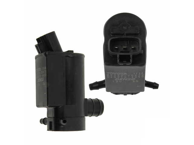 Genuine 8533020470 Windshield Washer Pump; Front - Lexus, Toyota