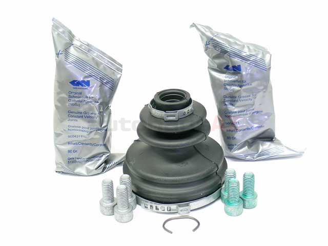 GKN Loebro 893498201B, 300597 CV Joint Boot Kit; Front Inner - Audi, VW ...