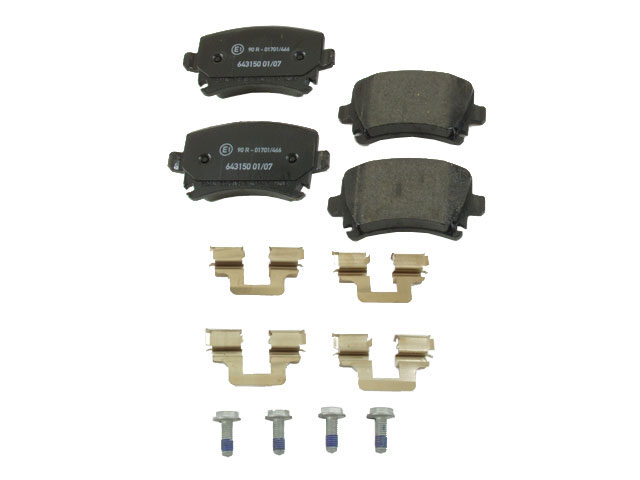 Textar 8E0698451F, 2391401 Brake Pad Set; Rear; OE Compound ...