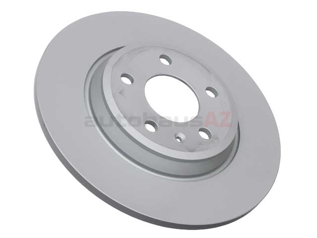 Zimmermann Coat Z 8K0615601B, 100333320 Disc Brake Rotor; Rear; Solid ...