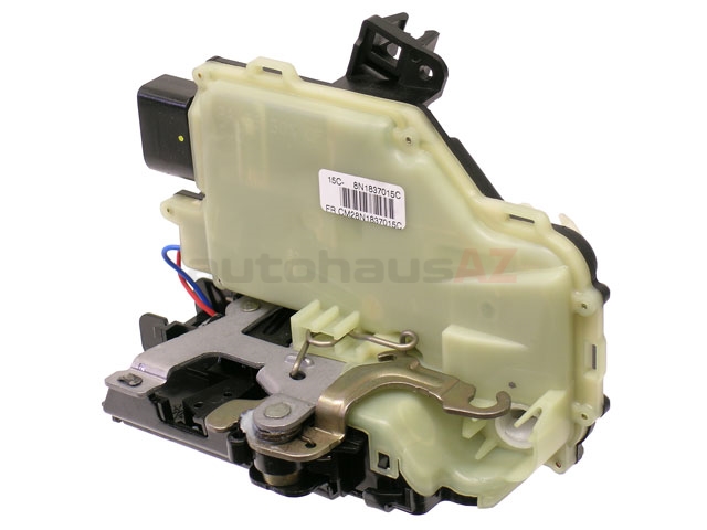 Genuine 8N1837015C Door Lock Assembly; Front Left - Audi, Porsche ...