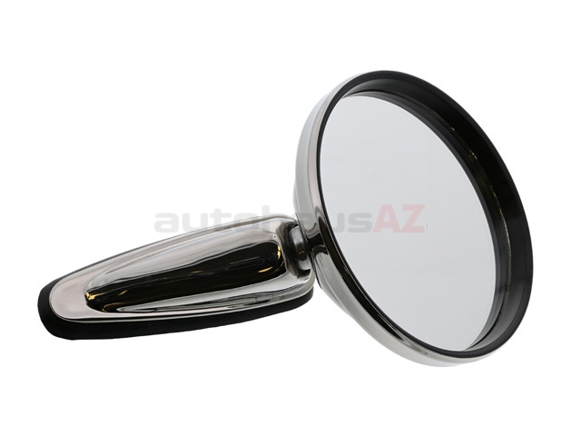O.E.M. 90173111101 Door Mirror; Left; Chrome Round - Porsche | 90173111102