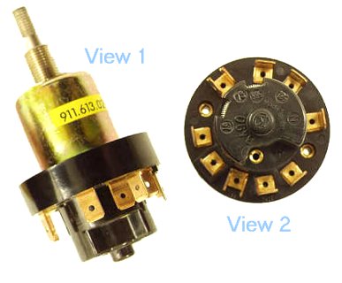 Genuine Porsche 91161302903 Headlight Switch | 90161321200 91161302900 ...