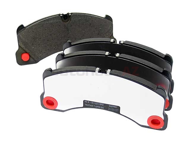 Textar 95535193962T, 2455301 Brake Pad Set; Front - Porsche, VW ...