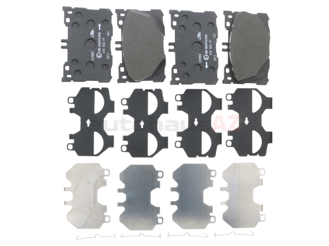 ATE Ceramic 0004207900, LD4892 Brake Pad Set; Front - Mercedes | 0004208403