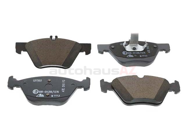 ATE Ceramic 0044200720, LD7203 Brake Pad Set; Front - Mercedes ...