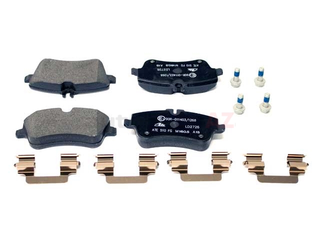 ATE Ceramic 0054206220, LD2726 Brake Pad Set; Front - Mercedes
