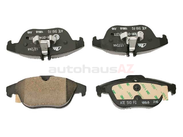 ATE Ceramic 0074208520, LD7244 Brake Pad Set; Rear - Mercedes ...