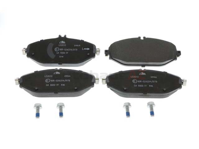 ATE Ceramic 0084203820, LD2610 Brake Pad Set; Front - Mercedes