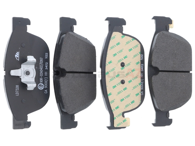 ATE Ceramic 31665288, LD7328 Brake Pad Set; Front - Volvo | 31400527 ...